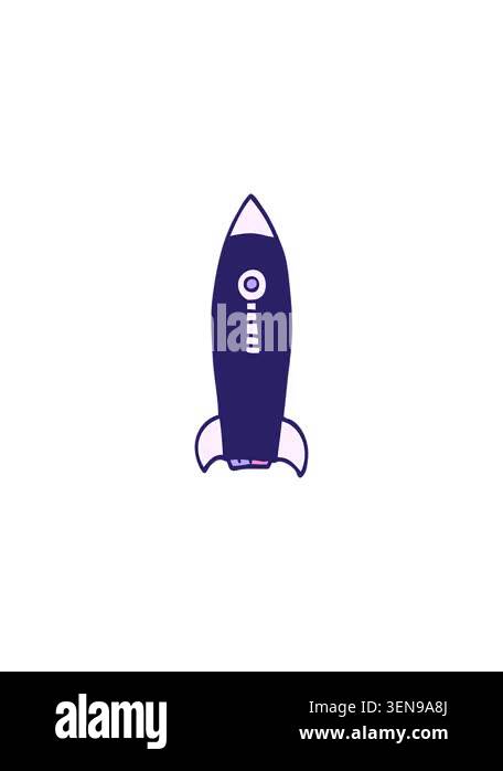flashy sales animation of a space rocket Stock Video Footage - Alamy
