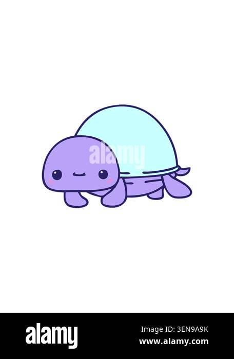 starburst effect animation of quirky cartoon turtle Stock Video Footage ...