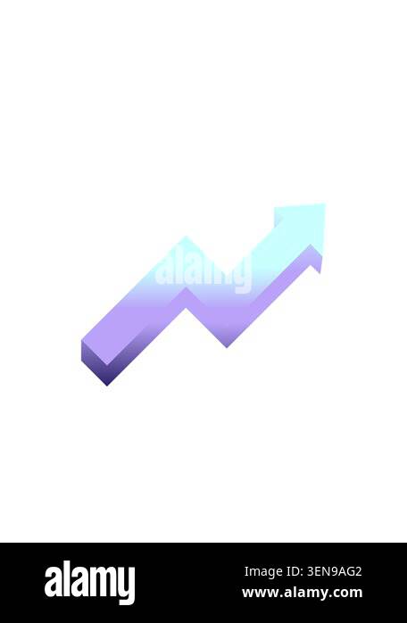 blinking radial lines animation of performance arrow graphic ...