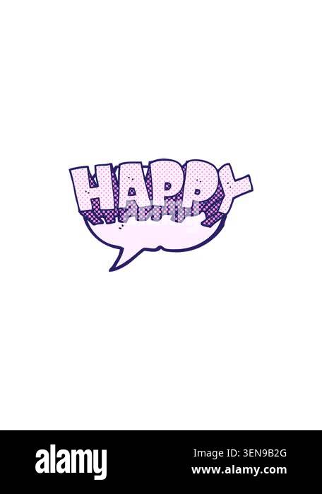 flashy sales animation of happy text Stock Video Footage - Alamy