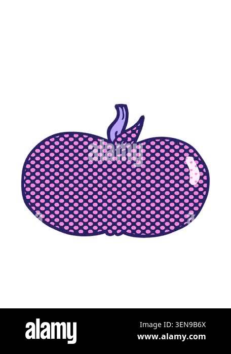 bobbing motion animation of cartoon juicy apple Stock Video Footage - Alamy