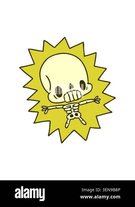 changing color animation of cartoon illustration kawaii electric ...