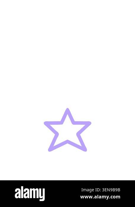 jumping motion animation of star shape symbol icon Stock Video Footage ...