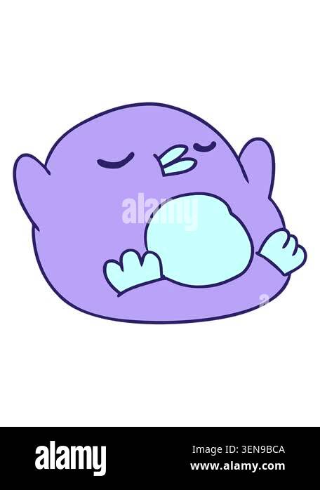 vibrating motion animation of freehand drawn cartoon cute kawaii red ...