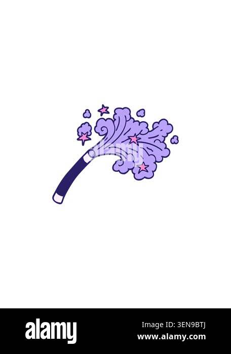 sales flash animation of cartoon doodle magicians wand Stock Video ...