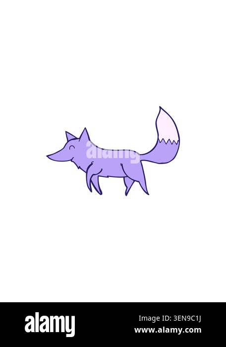 sales flash animation of illustration of wolf Stock Video Footage - Alamy