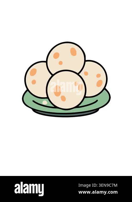rise and float animation of pao de queijo traditional brazillian cheese ...