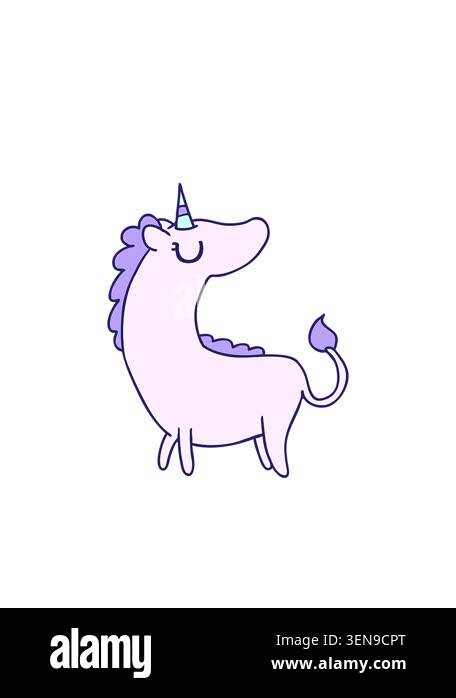 blinking radial lines animation of freehand drawn cartoon of cute ...