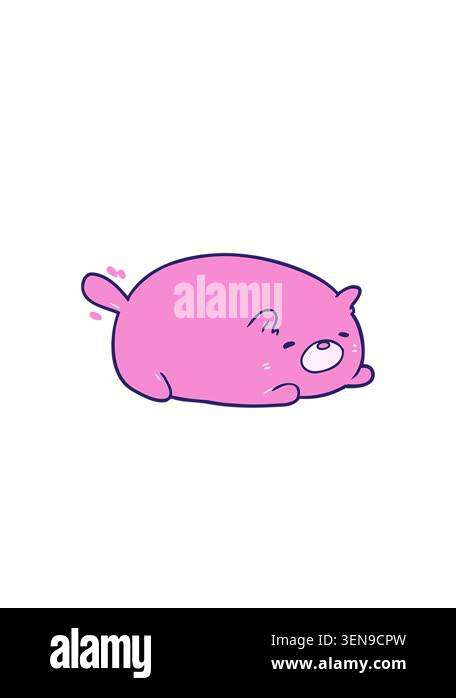 blinking radial lines animation of cute cartoon cat drawing Stock Video ...