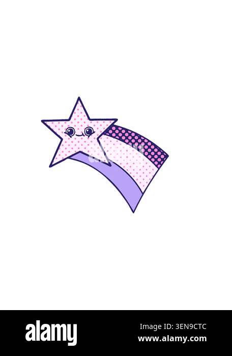 horizontally vibrating animation of cartoon design of a shooting ...