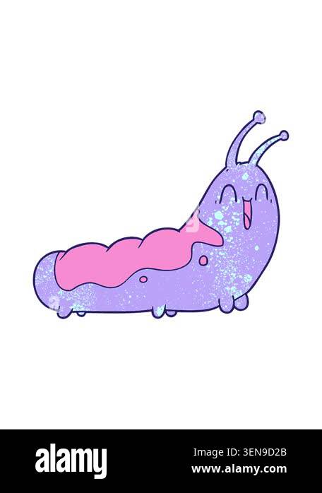 pressure popping animation of funny caterpillar cartoon Stock Video ...