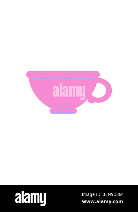 flashy sales animation of coffee cup Stock Video Footage - Alamy