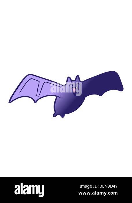bobbing motion animation of spooky bat Stock Video Footage - Alamy