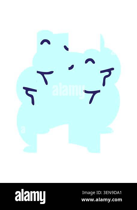 splitting motion animation of cute cartoon frog drawing Stock Video ...