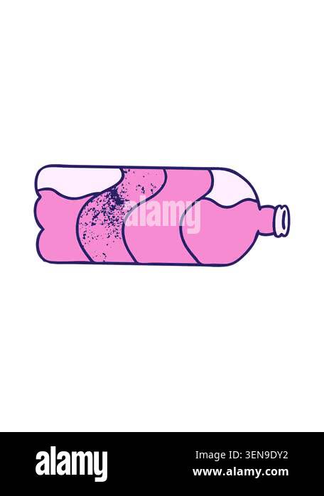 vibrating motion animation of hand drawn textured cartoon doodle of a ...