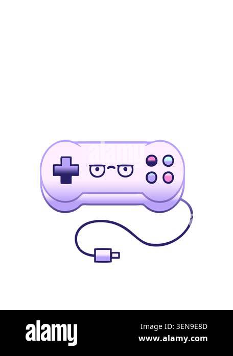 stretching up animation of gradient shaded illustration of a game ...