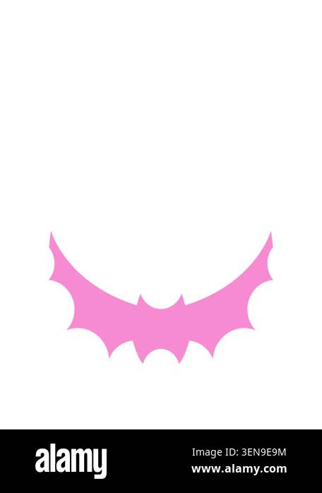 stretching up animation of halloween bat symbol Stock Video Footage - Alamy