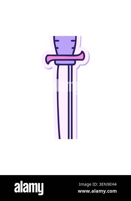 attention grabbing animation of sticker of tattoo in traditional style ...