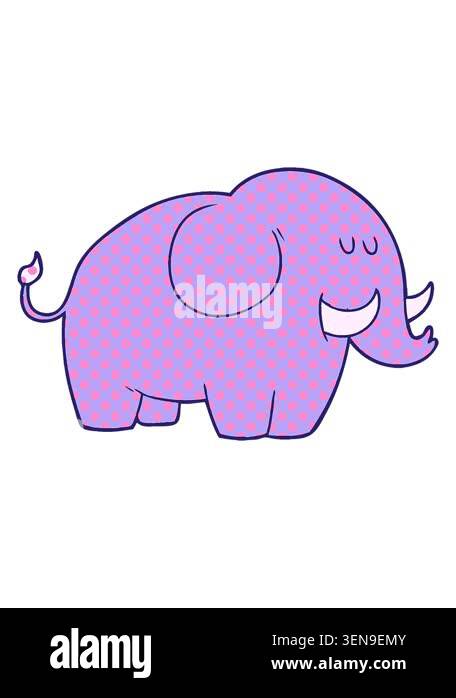 power up animation of cartoon elephant Stock Video Footage - Alamy