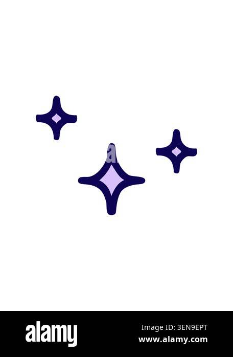 neon light effect animation of iconic tattoo style image of a stars ...