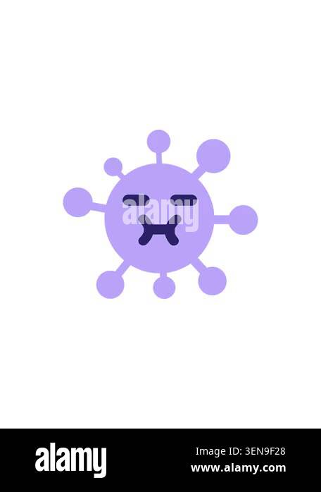 flashy sales animation of simple virus Stock Video Footage - Alamy