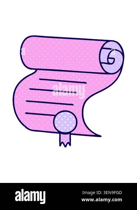 neon light effect animation of comic book style cartoon of a important ...