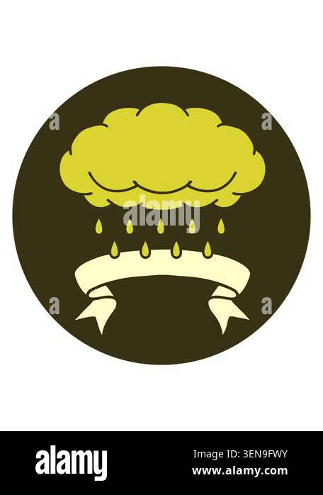 changing color animation of tattoo style icon with banner of a cloud ...