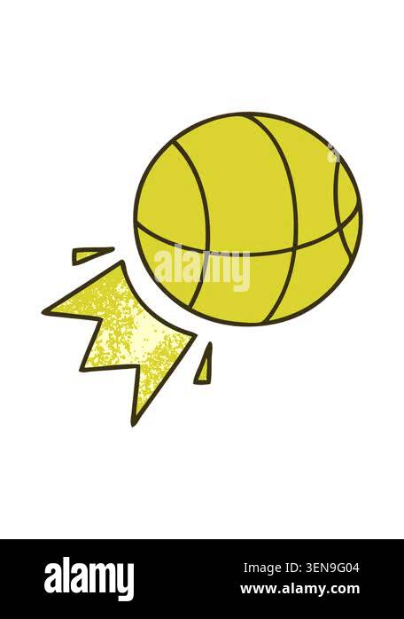 changing color animation of retro grunge texture cartoon of a basket ...