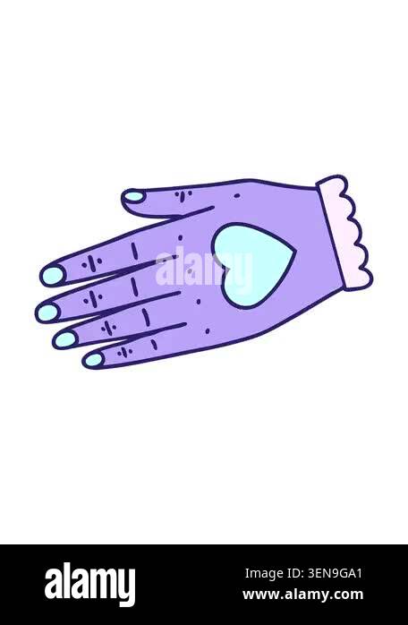 shivering motion animation of a cartoon tattoo in traditional style of ...