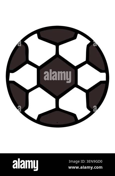 shaking motion animation of brazilian soccer football Stock Video ...
