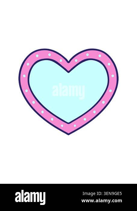 pressure popping animation of tattoo style of a heart Stock Video ...