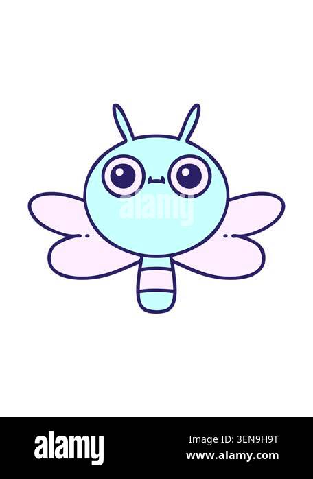 pressure popping animation of cartoon of a cute bug Stock Video Footage ...