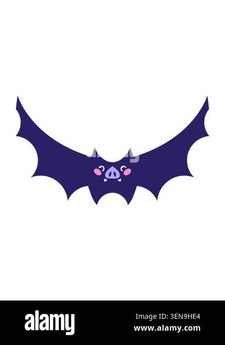 power up animation of a fun halloween bat Stock Video Footage - Alamy