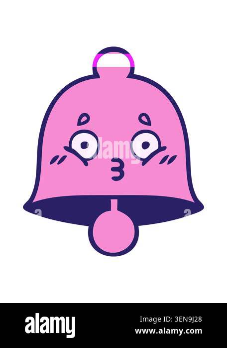 power up animation of cute cartoon of a bell Stock Video Footage - Alamy