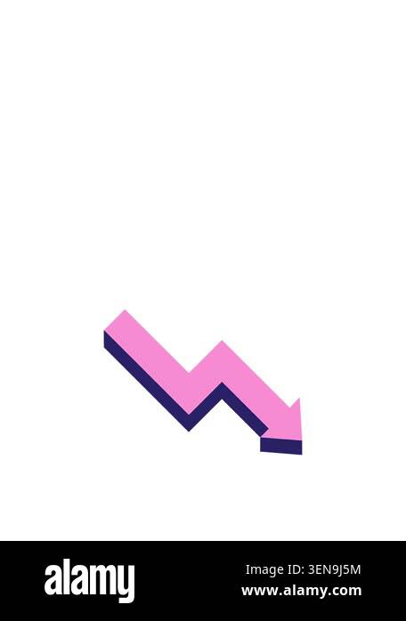 jumping motion animation of performance arrow illustration Stock Video ...