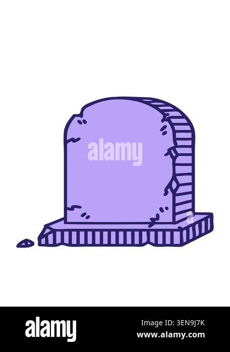 bobbing motion animation of image of a grave stone Stock Video Footage ...