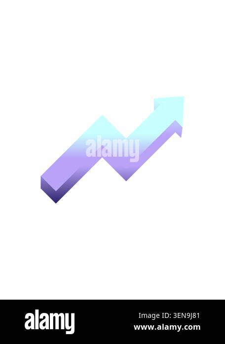 popping motion animation of performance arrow graphic illustration ...