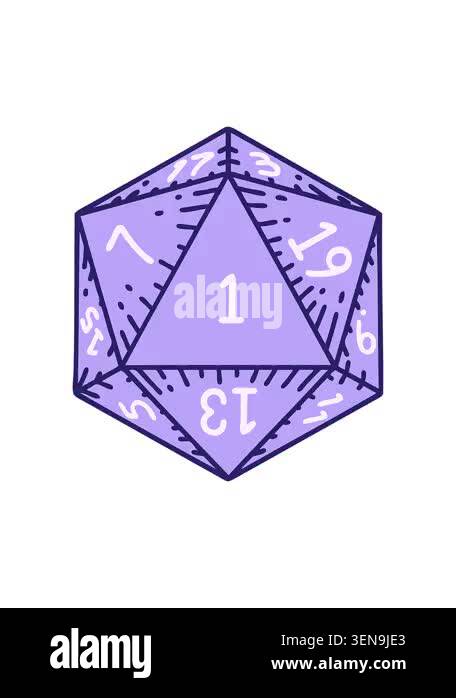 pixelize effect animation of natural 1 D20 dice roll Stock Video ...