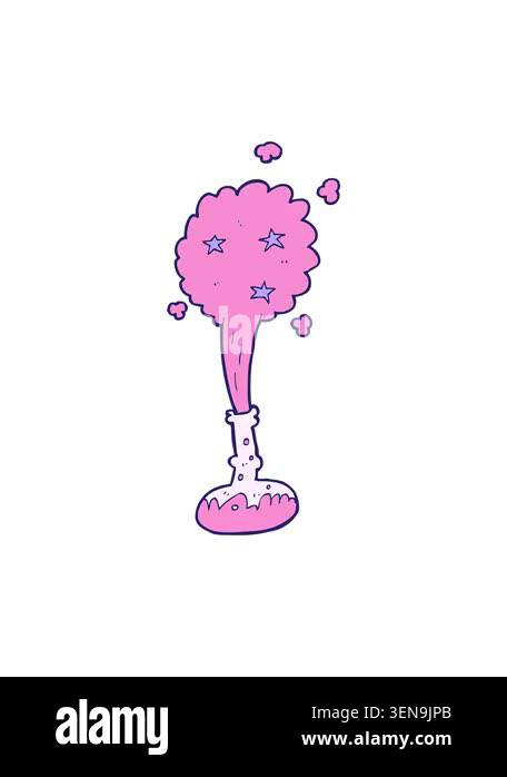pixelize effect animation of cartoon potion Stock Video Footage - Alamy