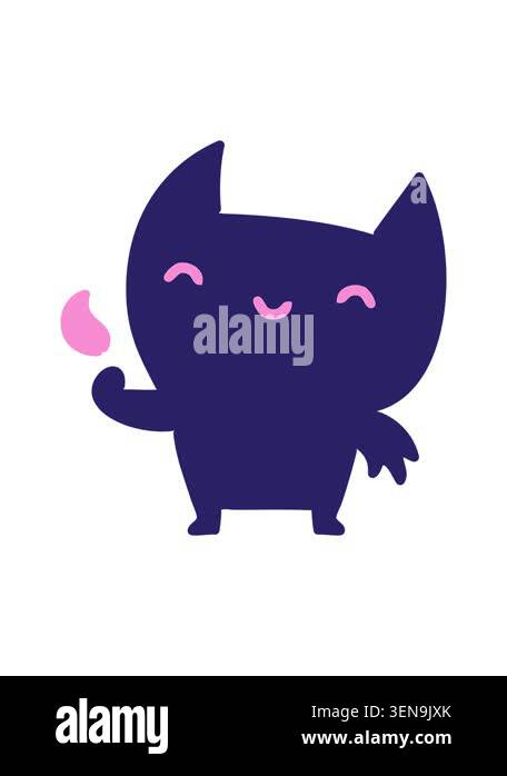 jiggle and pause animation of little devil Stock Video Footage - Alamy