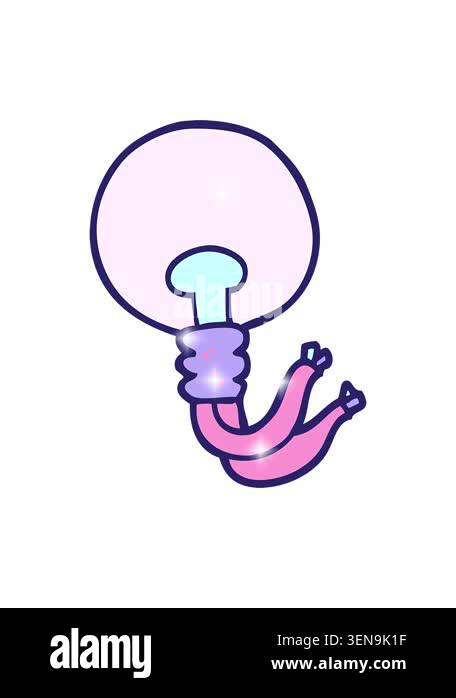glitter effect animation of a cartoon doodle Stock Video Footage - Alamy