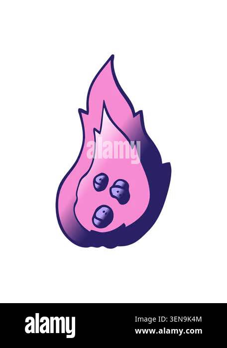 pixelize effect animation of vector gradient illustration cartoon ...