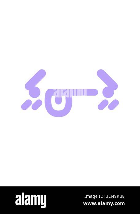 popping motion animation of disappointed face icon Stock Video Footage ...