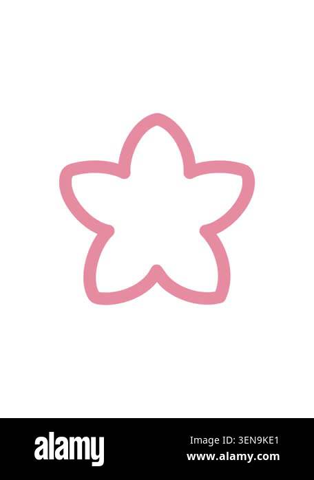 flashy sales animation of single flower design suitable for japanese ...