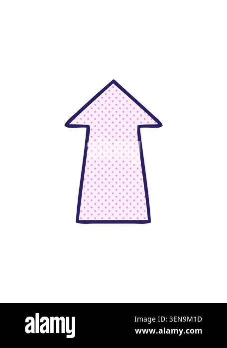 starburst effect animation of cartoon arrow illustration Stock Video ...