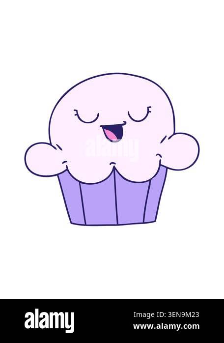pressure popping animation of cartoon of a happy cake Stock Video ...