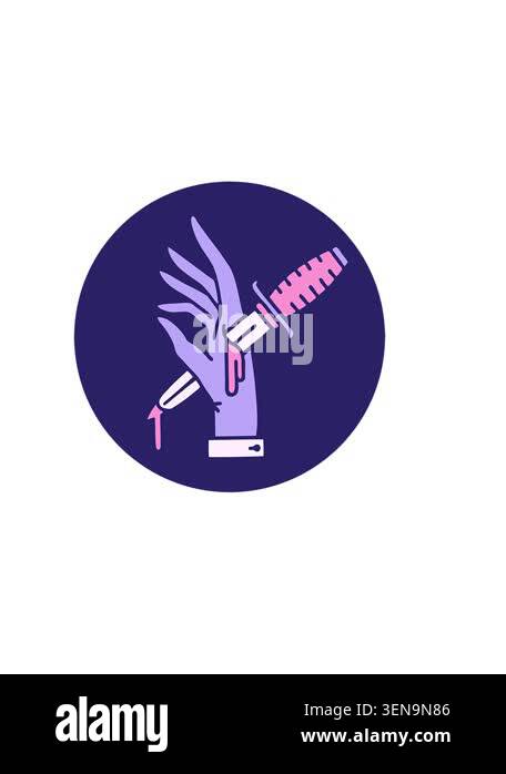 horizontally vibrating animation of iconic tattoo style image of a ...