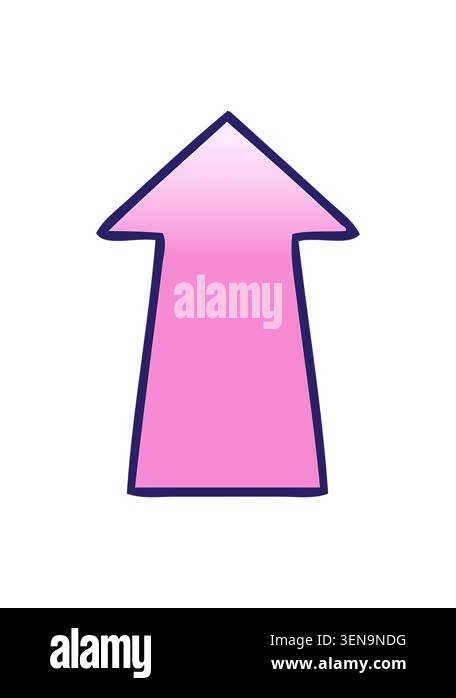 shine light effect animation of pointing arrow symbol icon Stock Video ...