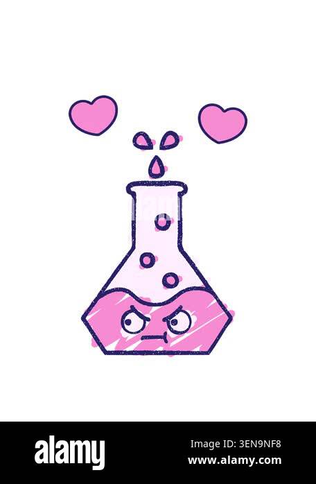 spinning hearts animation of Science Experiment Chalk Drawing image ...