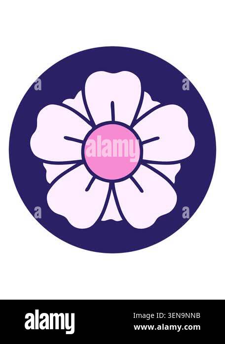 bobbing motion animation of a flower in simple style Stock Video ...